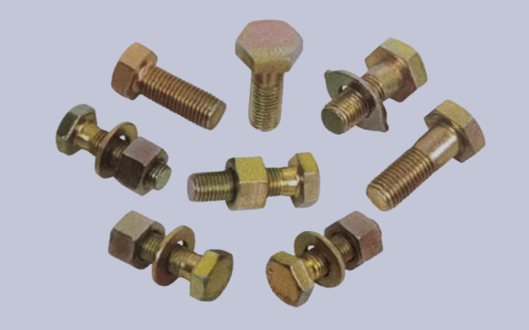 MILD STEEL FULL AND HALF THREADED BOLTS, NUT - Haryana Fasteners